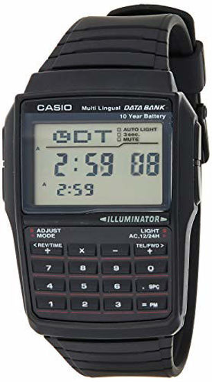 GetUSCart- Casio Men's DBC32-1A Data Bank Black Digital Watch