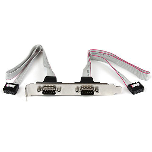GetUSCart- StarTech.com 2 Port 16in DB9 Serial Port BRacket to 10 Pin Header - DB9 bRacket - DB9 ...