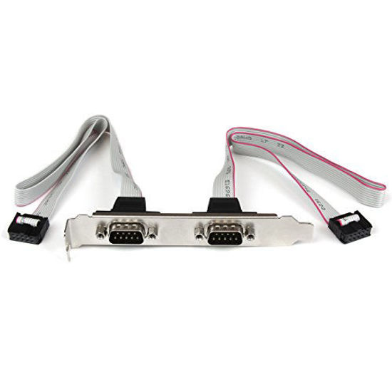 GetUSCart- StarTech.com 2 Port 16in DB9 Serial Port BRacket to 10 Pin ...