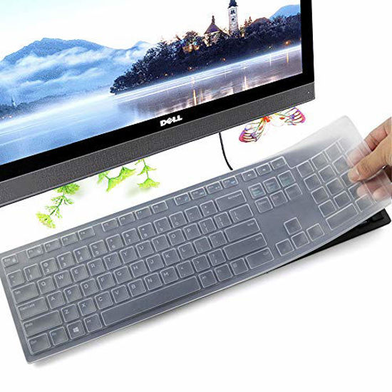 GetUSCart- Keyboard Protector Skin for Dell KM636 Wireless Keyboard ...