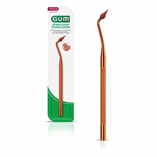 GetUSCart- GUM Stimulator Permanent Handle with Rubber Tip, Precision ...