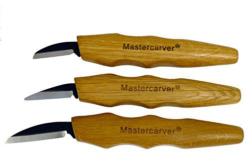 GetUSCart- Mastercarver 3pc Chip Carving Knife Woodcarving Tools