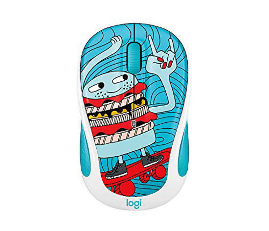 GetUSCart- Logitech m317c Wireless Mouse Skate Burger