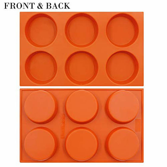GetUSCart- Funshowcase 6-Cavity Mini Disc Cake Pie Custard Tart Resin ...