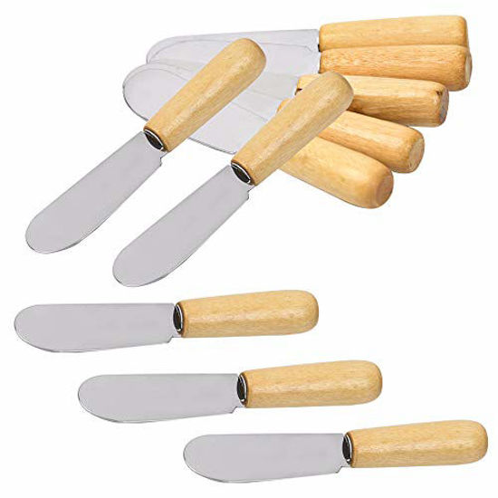 GetUSCart- Wood Handle Butter Spreader, 4 Inch, SourceTon Sandwich ...