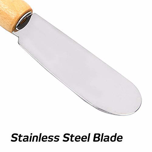GetUSCart- Wood Handle Butter Spreader, 4 Inch, SourceTon Sandwich ...