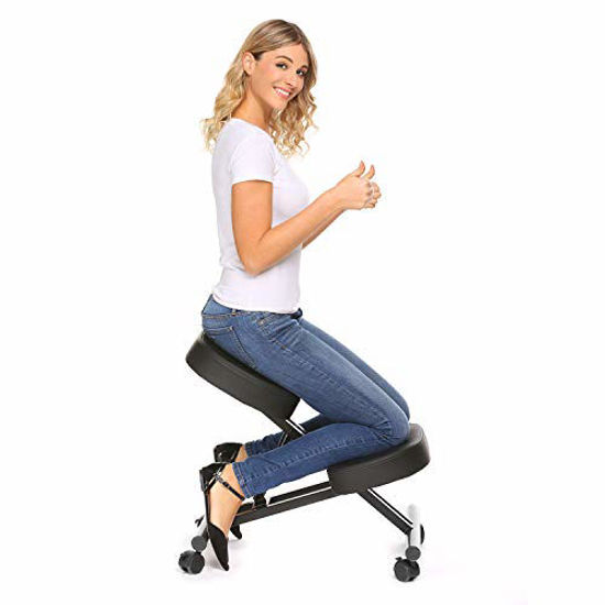 GetUSCart- Plohee Ergonomic Kneeling Chair Adjustable Knee Stool for ...