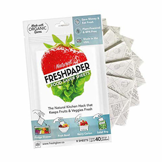 GetUSCart- THE FRESHGLOW Co FRESHPAPER Food Saver Sheets for Produce, 8 ...
