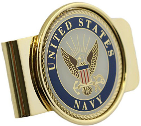 GetUSCart- US Navy Logo Money Clip Military Money Clip