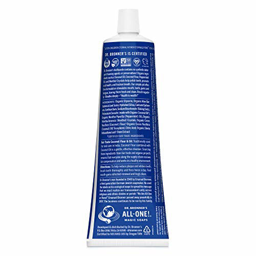 GetUSCart- Dr. Bronner?s - All-One Toothpaste (Peppermint, 5 ounce, 3 ...