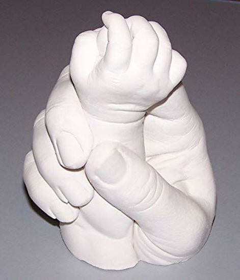 GetUSCart- Luna Bean Keepsake Hands Casting Kit | DIY Plaster Statue ...