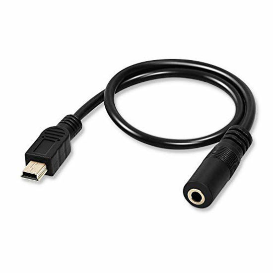 GetUSCart- Onvian 3.5mm Female to 5 Pin Mini USB Male Microphone ...