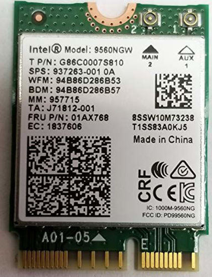GetUSCart- Intel Wireless-AC 9560, M.2 2230, 2X2 Ac+Bt, Gigabit, No ...