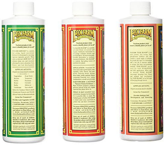 GetUSCart- Fox Farm Liquid Nutrient Trio Soil Formula - Big Bloom, Grow ...