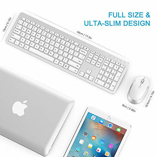 GetUSCart- Wireless Keyboard and Mouse Combo - Full Size Slim Thin ...