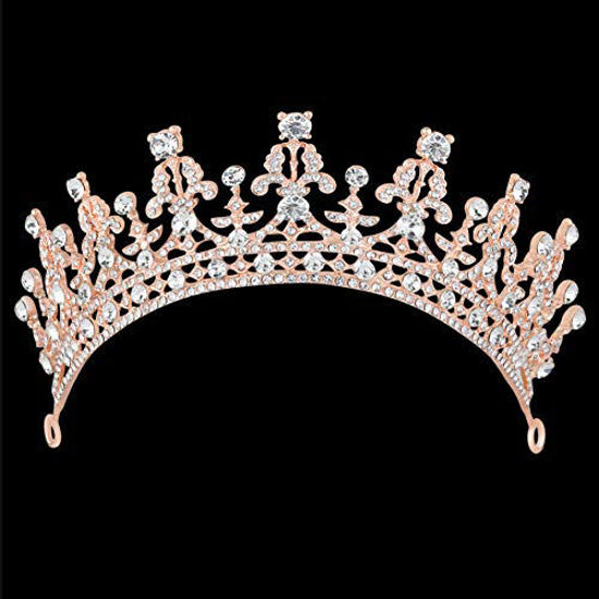 GetUSCart- BABEYOND Crystal Queen Tiara Birthday Crown Rhinestones ...