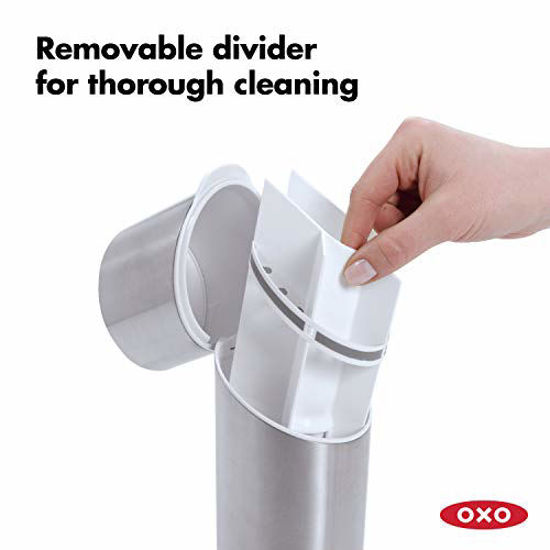 GetUSCart- OXO Good Grips Stainless Steel Toothbrush Organizer