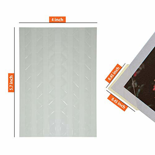 GetUSCart- Premium 2040 Pcs 20 Sheets Transparent Photo Corners ...
