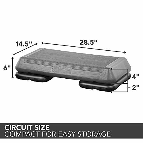 GetUSCart- The Step Original Aerobic Platform - Circuit Size, 2 Risers