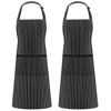 GetUSCart- Syntus 2 Pack Adjustable Bib Apron Thicker Waterdrop ...