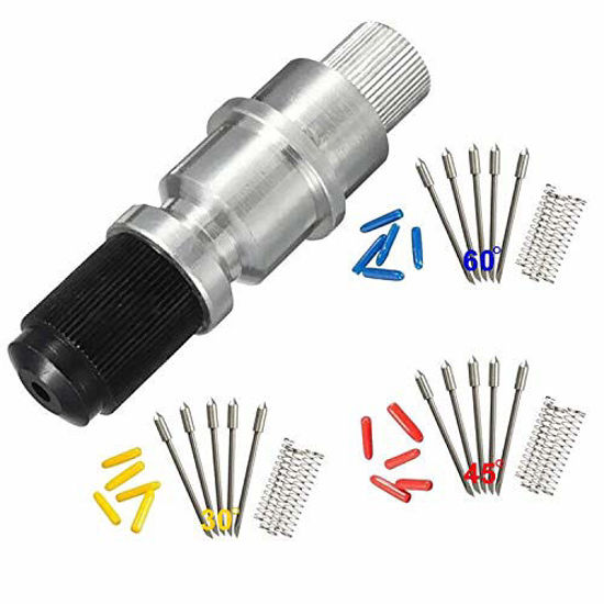 GetUSCart- KEKAI CB09 CB09U Graphtec Blade Holder Base with 15pcs (30/45/ 60 Degree) Graphtec ...