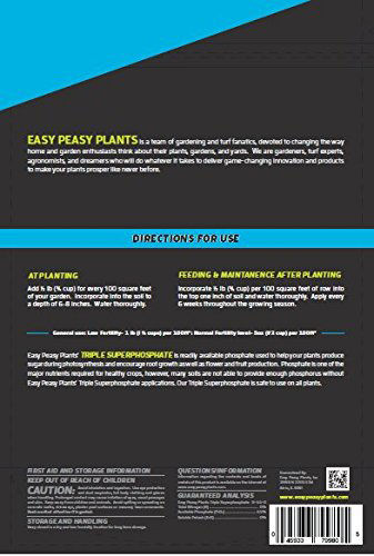 GetUSCart- Triple Super Phosphate 0-46-0 Easy Peasy Plants 99% pure (5lb)