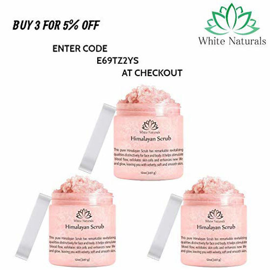 GetUSCart- Pure Himalayan Salt Scrub, Exfoliating Body Scrub for Soft ...