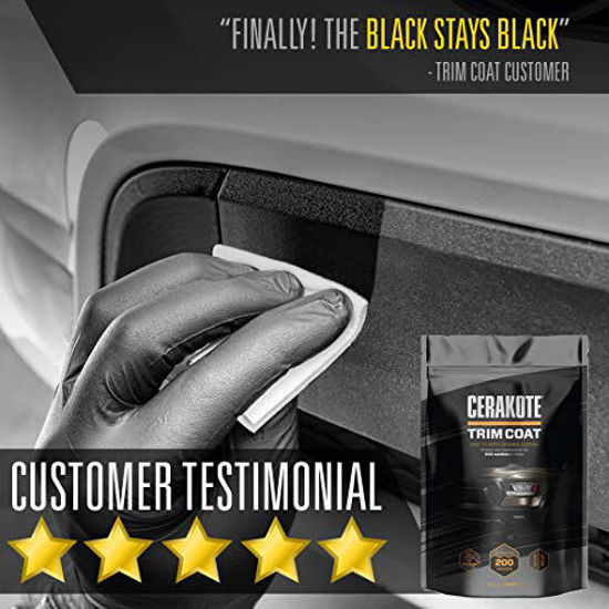 GetUSCart- CERAKOTE Ceramic Trim Coat Kit - Quick Plastic Trim Restorer ...