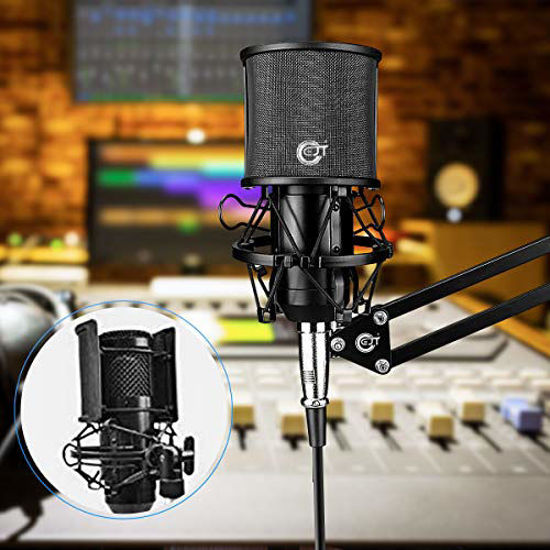 GetUSCart- EJT Pop Filter, Three Layers(Metal Mesh & Foam & Etamine ...