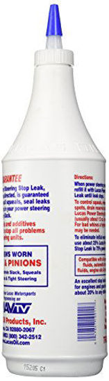 GetUSCart- Lucas 10011 Power Steering Stop Leak - 32 oz, White