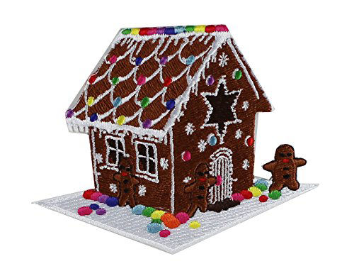 GetUSCart- C&D Visionary Application Holiday Gingerbread House Patch
