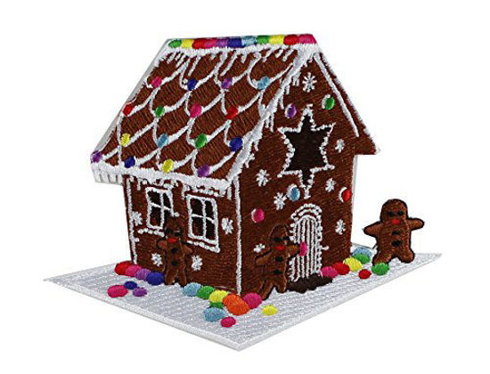 GetUSCart- C&D Visionary Application Holiday Gingerbread House Patch