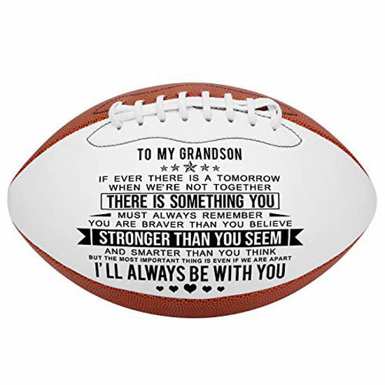 GetUSCart- K KENON Engraved Footballs for Grandson - Personalized ...