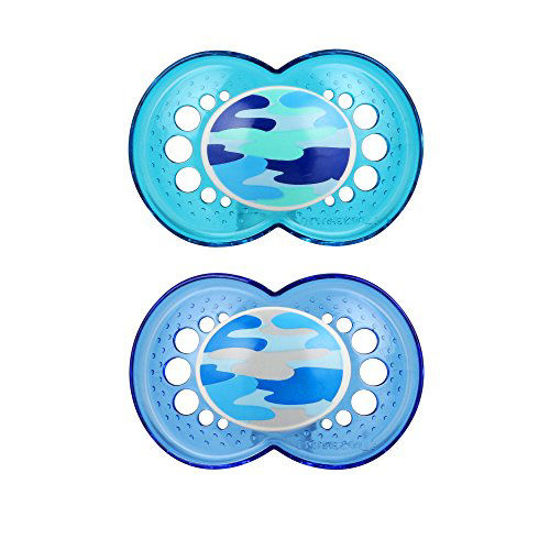 GetUSCart- MAM Camo Pacifier (2 pack, 1 Sterilizing Pacifier Case ...