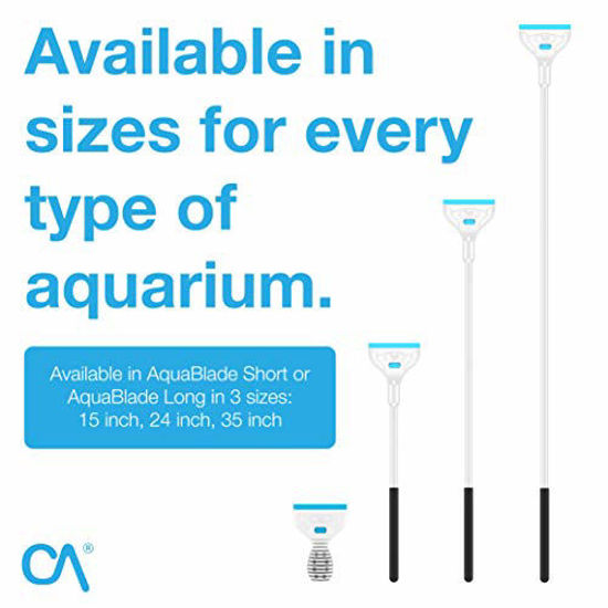 GetUSCart- Continuum AquaBlade P Short Acrylic Safe Algae Scraper