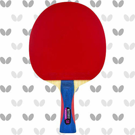 GetUSCart- Butterfly Nakama S-8 Table Tennis Racket - Professional ITTF ...