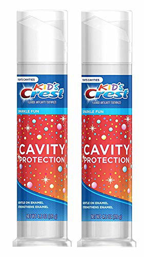 GetUSCart- Crest Kids Sparkle Fun Toothpaste Pump 4.2 oz. (pack of 2)
