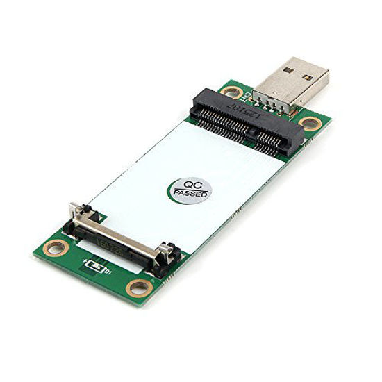 GetUSCart- Mini PCIe WWAN Card to USB Adapter with SIM Slot, Mini PCI ...