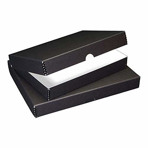 GetUSCart- Lineco Archival Folio Storage Box. Metal Edge Archival Boxboard, Clamshell Lid. 9.5 x ...