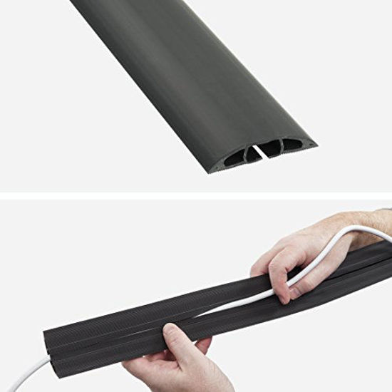 GetUSCart- D-Line 6 Foot Floor Cord Cover, Cable Protector, CC-1 ...
