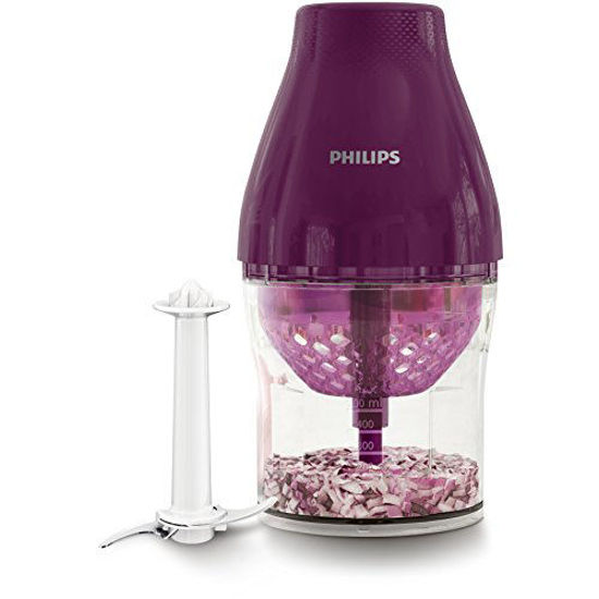 GetUSCart- Philips MultiChopper with Chop Drop Technology, Purple ...