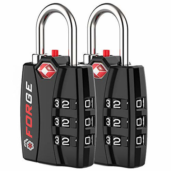 GetUSCart- Forge TSA Approved Luggage Locks 2 Pack - Open Alert ...