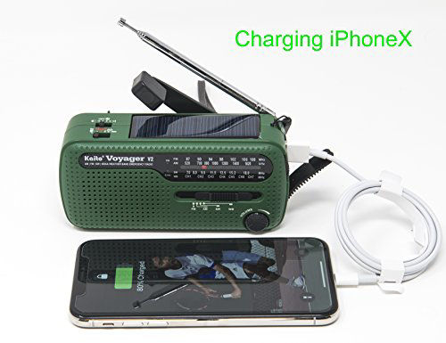 GetUSCart- Best NOAA Portable Solar/Hand Crank AM/FM, Shortwave & NOAA ...