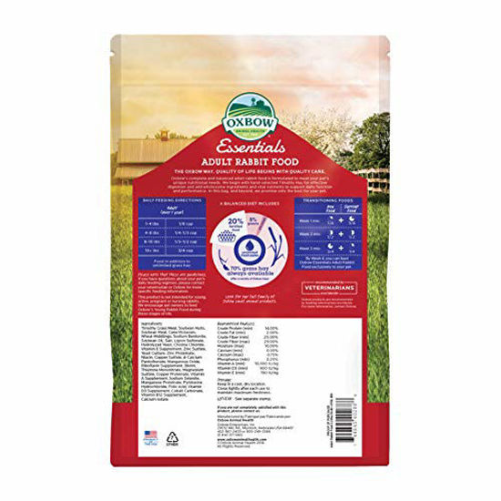 GetUSCart- Oxbow Essentials Adult Rabbit Food - All Natural Adult ...