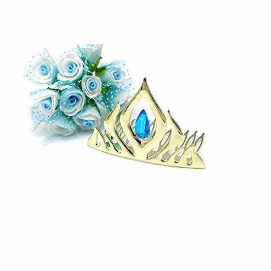 GetUSCart- Kuzhi Frozen Elsa Tiara Coronation Crown (Gold)