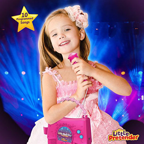GetUSCart- Little Pretender Karaoke Machine with Microphone | Portable ...