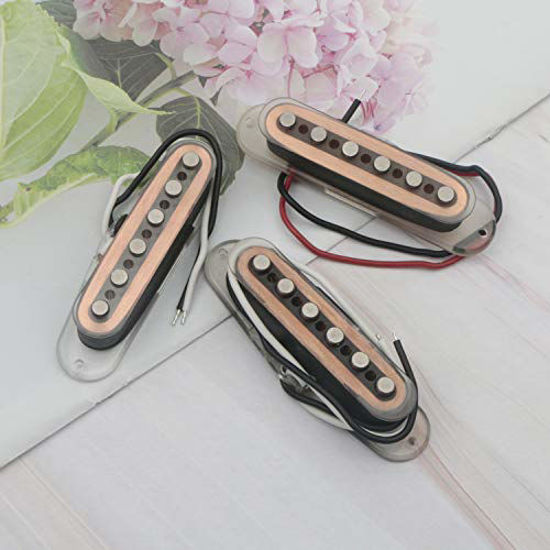 GetUSCart- Set of Alnico V Single Coil Pickup Set SSS for Strat Style ...