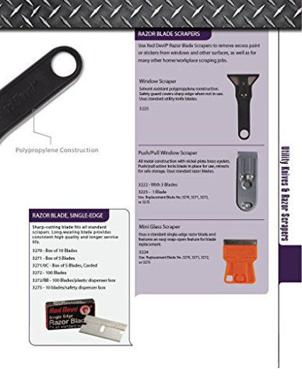 GetUSCart- Red Devil 3272 Single-Edge Razor Blades (Box of 100)