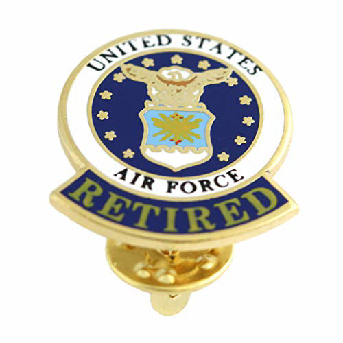 GetUSCart- United States Air Force Logo Retired Pin Military ...