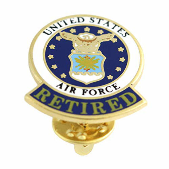 GetUSCart- United States Air Force Logo Retired Pin Military ...